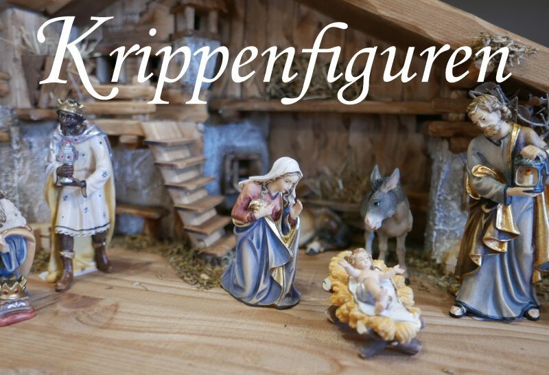 Krippe kaufen mit Krippenfiguren Krippenställe Geschenke aus Holz